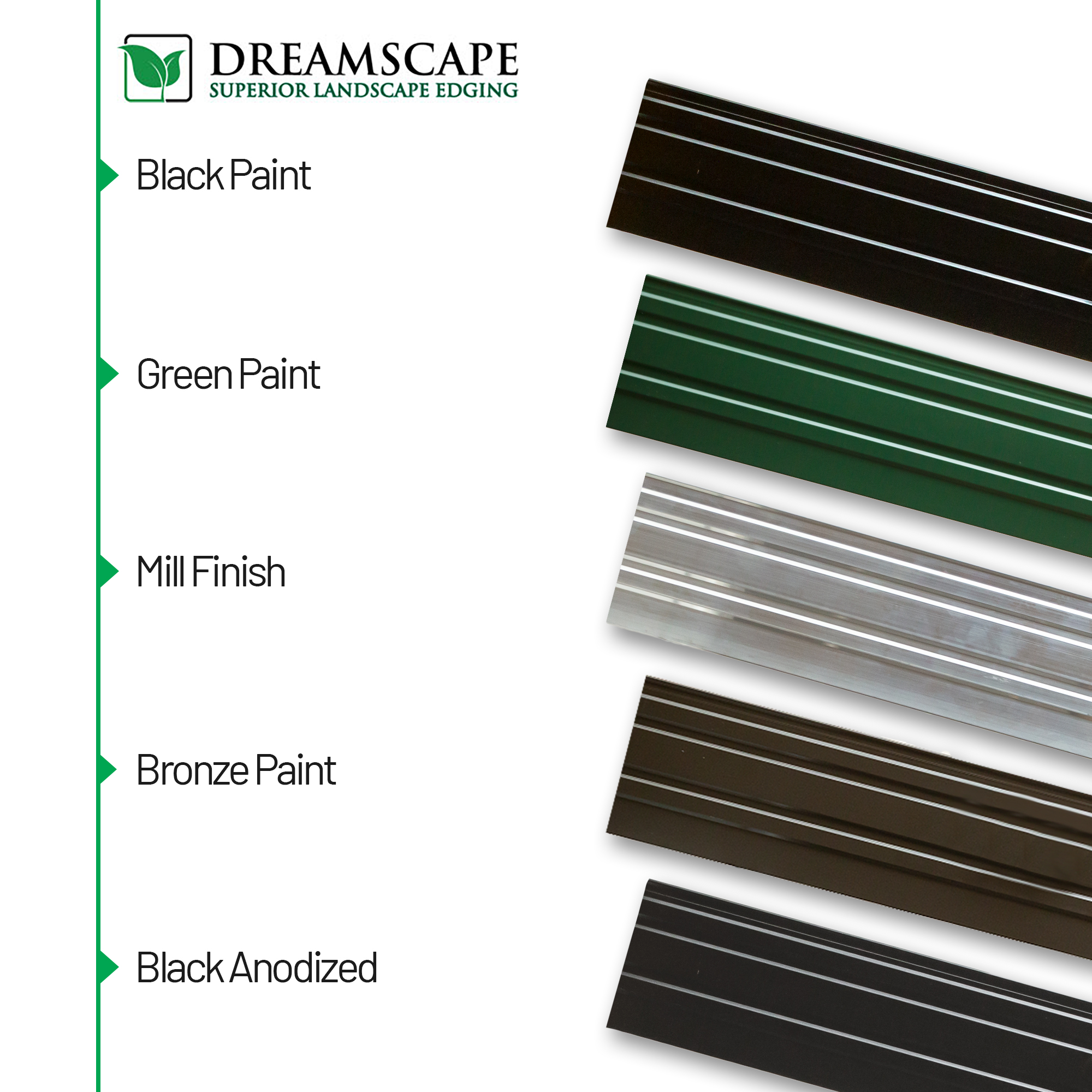 Aluminum Landscape Edging Cleanline Cleanline 1/8"x4"x16' Anodized ...