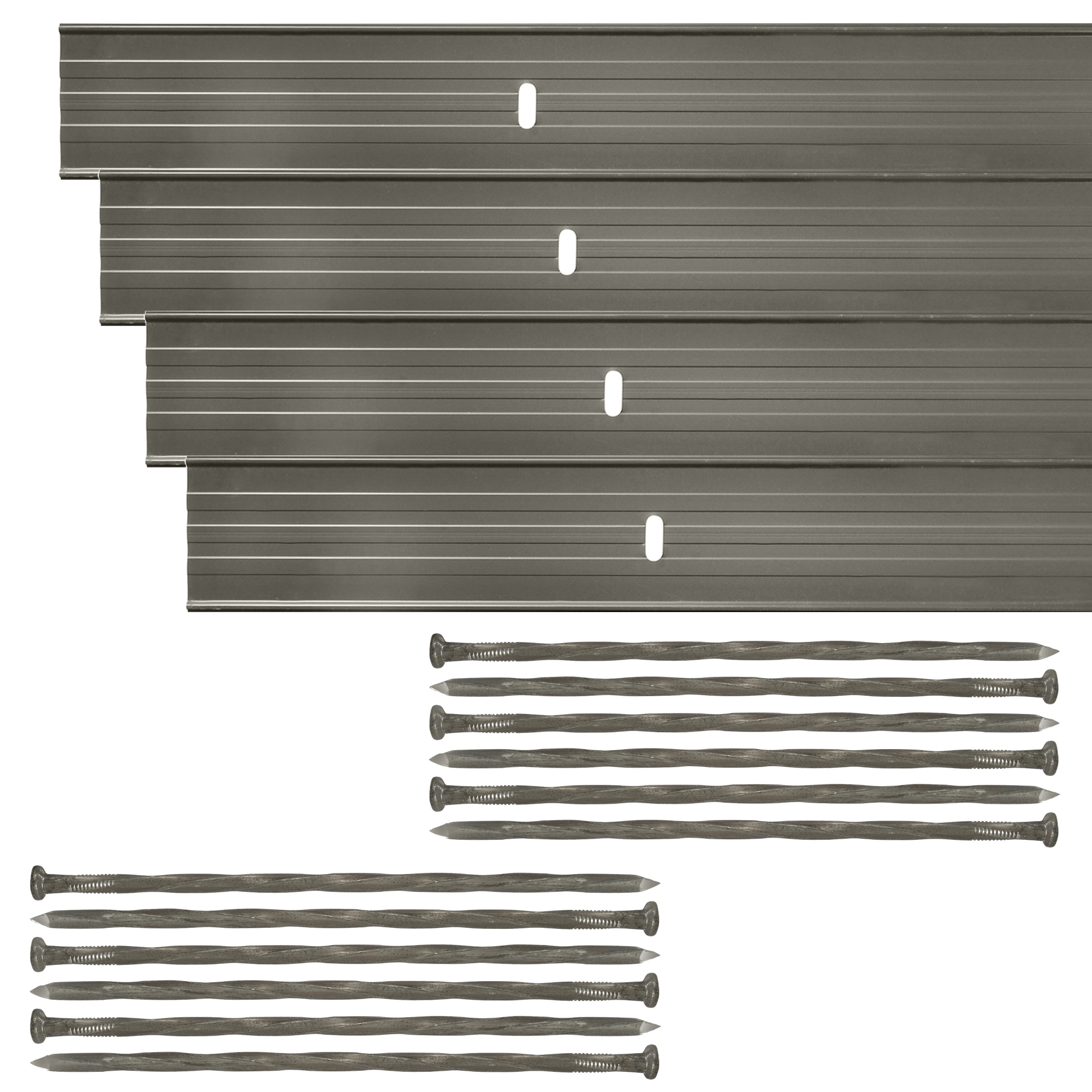 Aluminum Landscape Edging EZ Edging Bronze EZedge 1/8" x 4" x 6' (48 ...