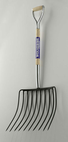 Contractor Grade Tools Yard and Garden Tools 10 tine mulching fork, 48 ...